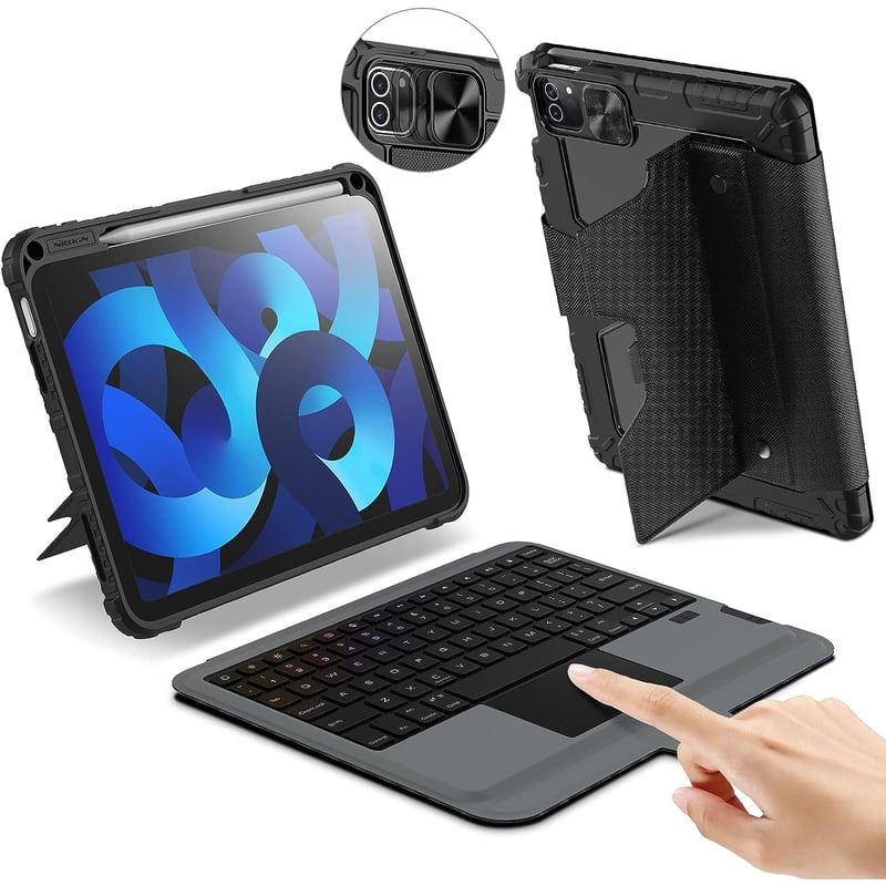 NILLKIN Funda con Teclado Trackpad para Ipad 10.9 y iPad Pro 11 Nillkin ...