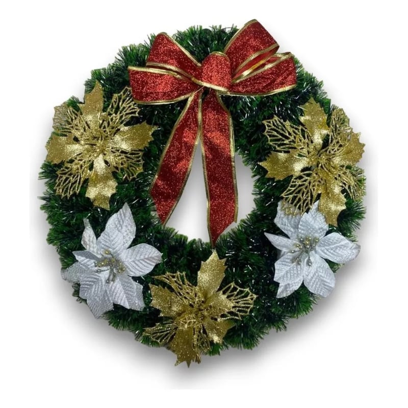 Coronas Navideñas Puerta Decoración Navideña Adorno Navideño | Sodimac ...