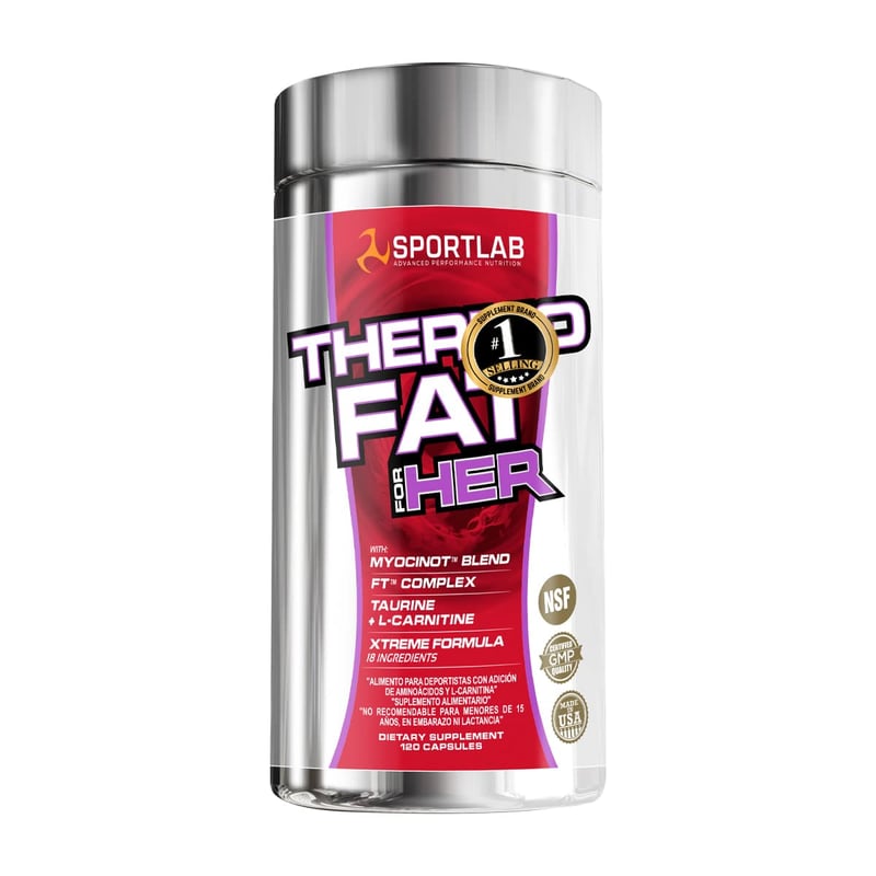 SPORTLAB Thermo Fat for HER (120 caps) | falabella.com