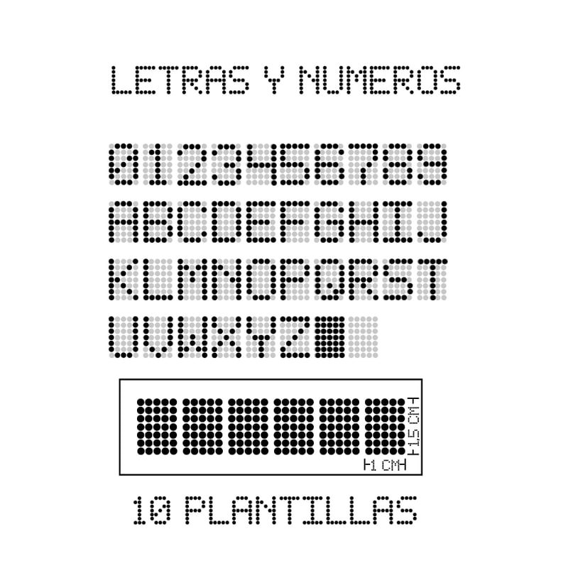 GENERICO PATENTE PLANTILLA PARA GRABADO | falabella.com