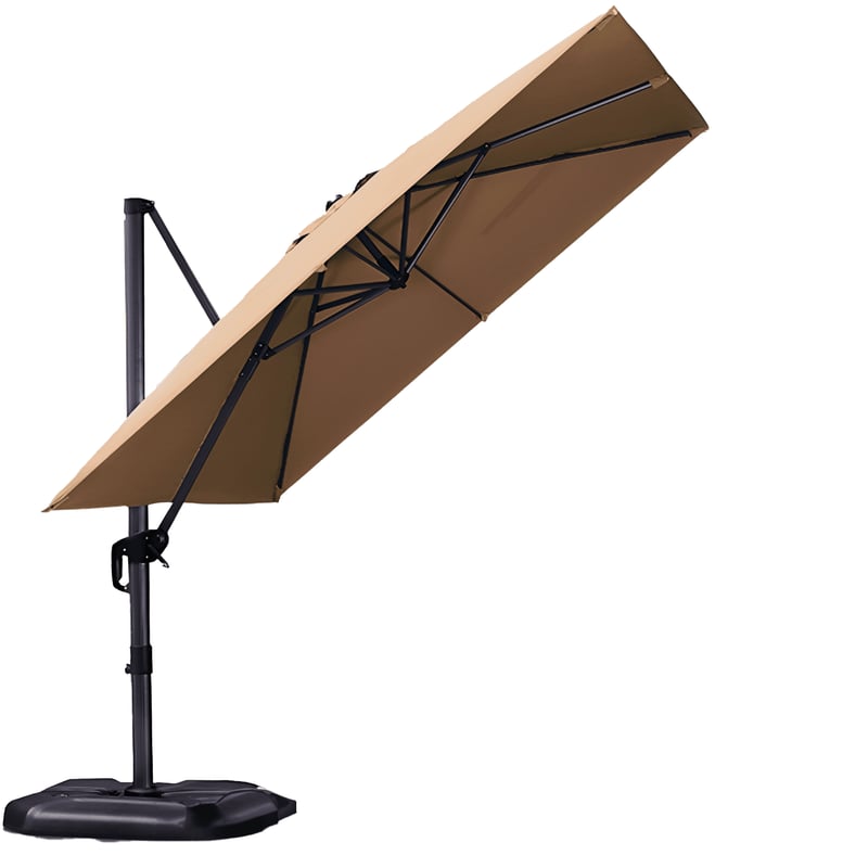 Quitasol para terraza Lateral 360 Khaki Vincenzi | Sodimac Chile