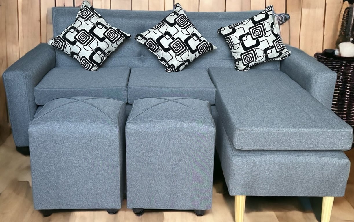 GENERICO SILLON L MAS PUFF Y COJINES | falabella.com