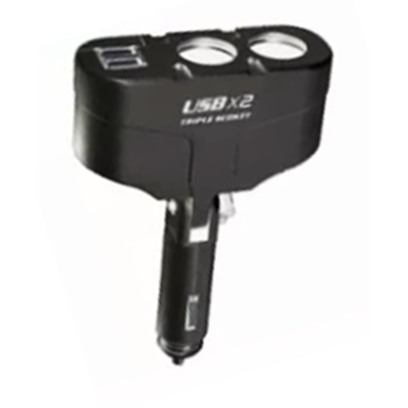 GENERICO ADAPTADOR ENCENDEDOR AUTO 12V/24V DOBLE USB CARGADOR | falabella.com