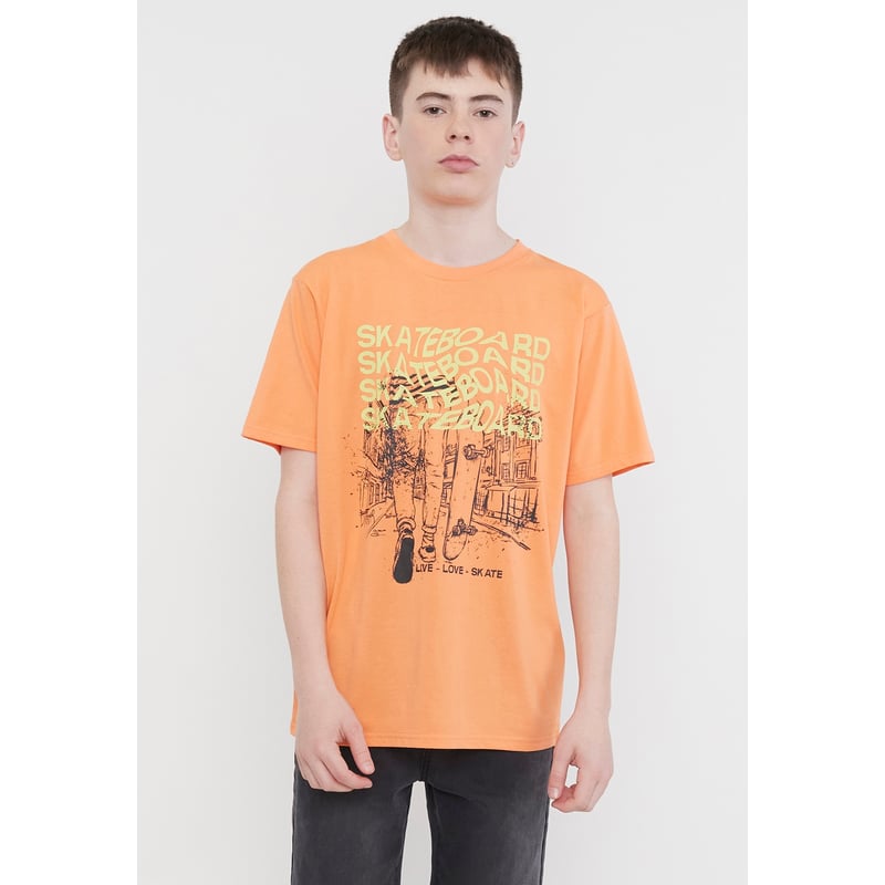 CORONA Polera Niño Teen Fun I Naranjo Corona | falabella.com