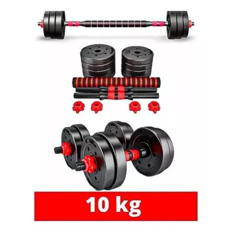 GENERICO Set De Mancuernas Ajustable De 10kg Con Extensor De Pvc | falabella.com