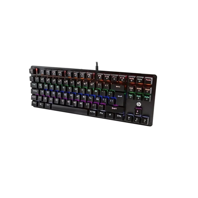 HP Teclado Gamer Hp Gk200 Qwerty Hp Blue Rgb Mecanico | falabella.com