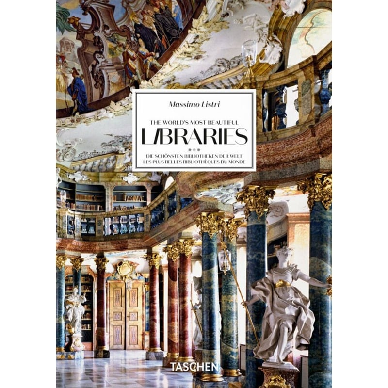 TASCHEN Libro Listri. Most Beautiful Libraries. 40th Ed. - Taschen ...