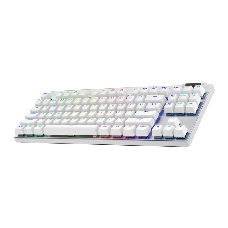 GENERICO Teclado Gamer Logitech Pro X TKL LightSpeed US Blanco Sw ...