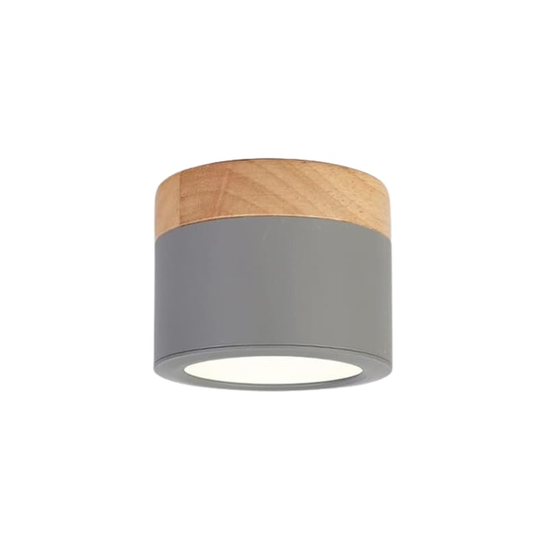HB LEDS Panel LED Deco Sobrepuesto Madera 6W Gris | falabella.com