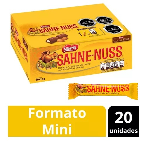NESTLE Chocolate Sahne Nuss Nestle 20x14gr Formato Impulsivo ...