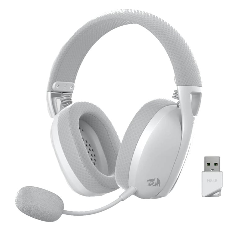 REDRAGON Audifonos Inalambricos Redragon Ire Pro H848 Blanco y Gris ...