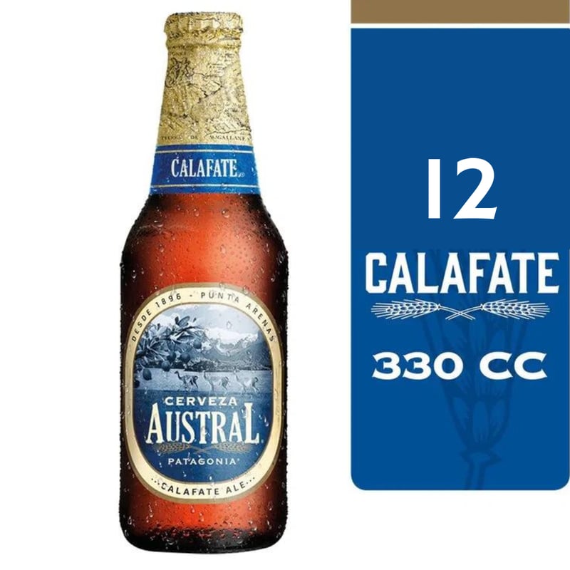AUSTRAL 12X Cerveza Austral Calafate Botellín 5° 330Cc | falabella.com