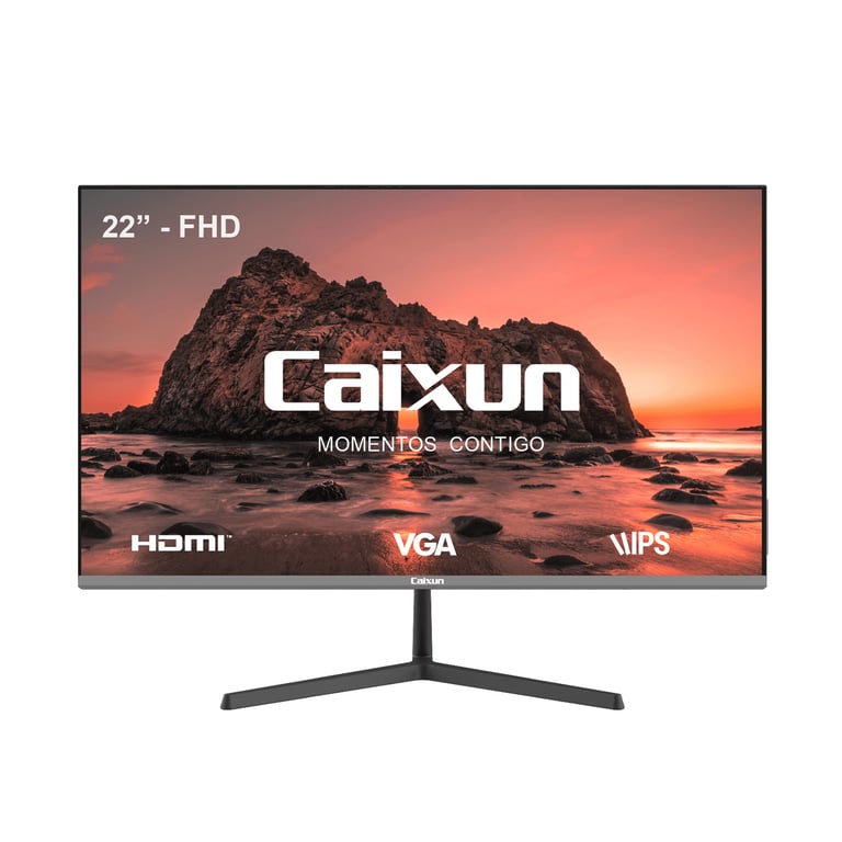 CAIXUN Monitor Oficina Caixun 22" FHD IPS 75 Hz VGA HDMI Negro C22X3F ...