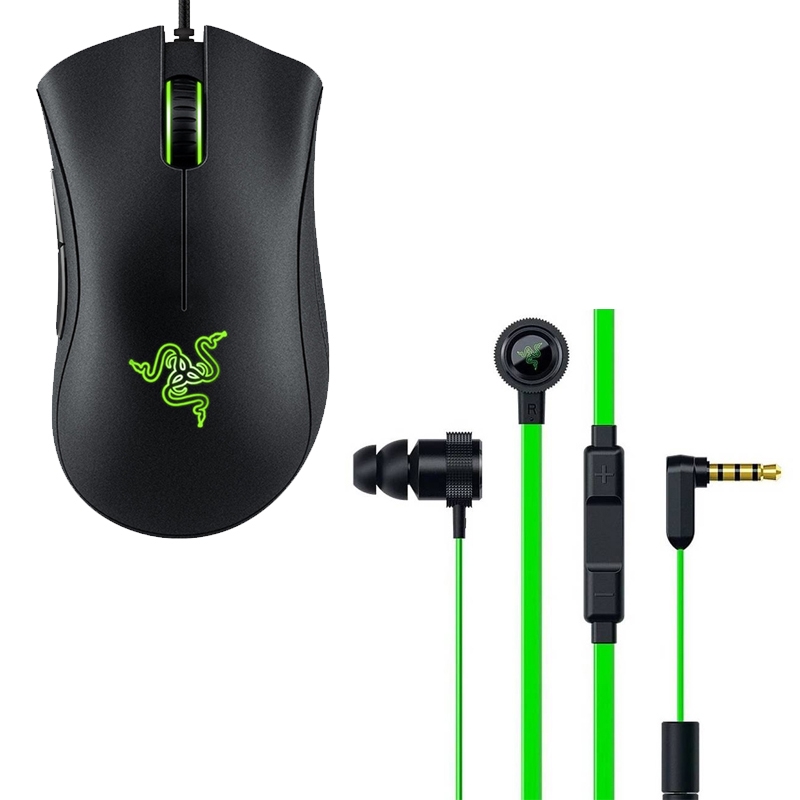 RAZER Mouse Razer DeathAdder Essential y Audifonos Razer Hammerhead pro ...