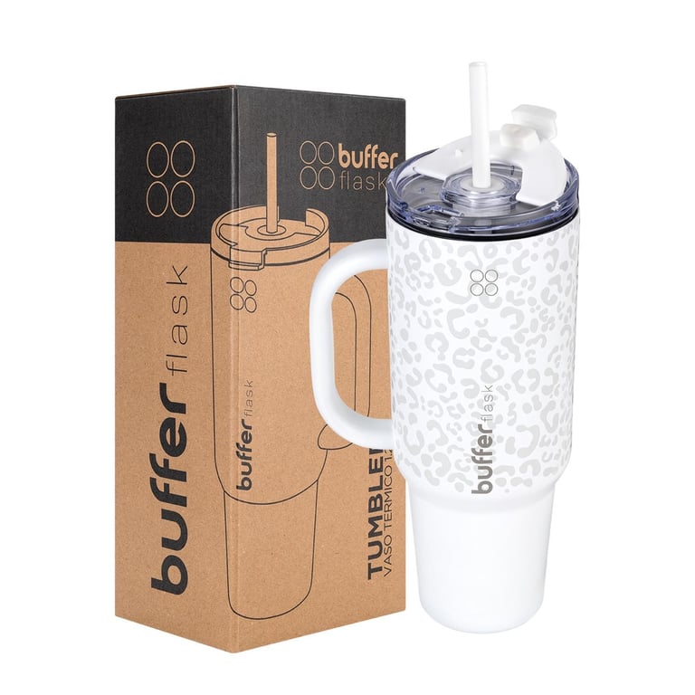 BUFFER FLASK Vaso Termico Mug Buffer 1,2 Lt Inox Frio Calor - Crema | falabella.com