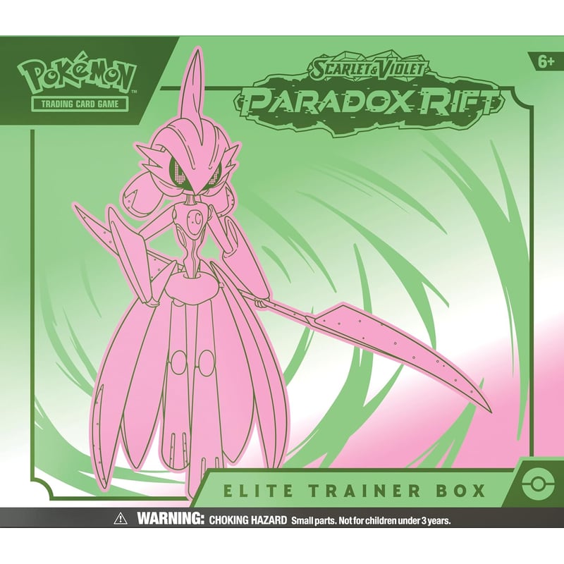 POKEMON Juego Cartas Pokemon ETB Paradox Iron Valiant Inglés ...