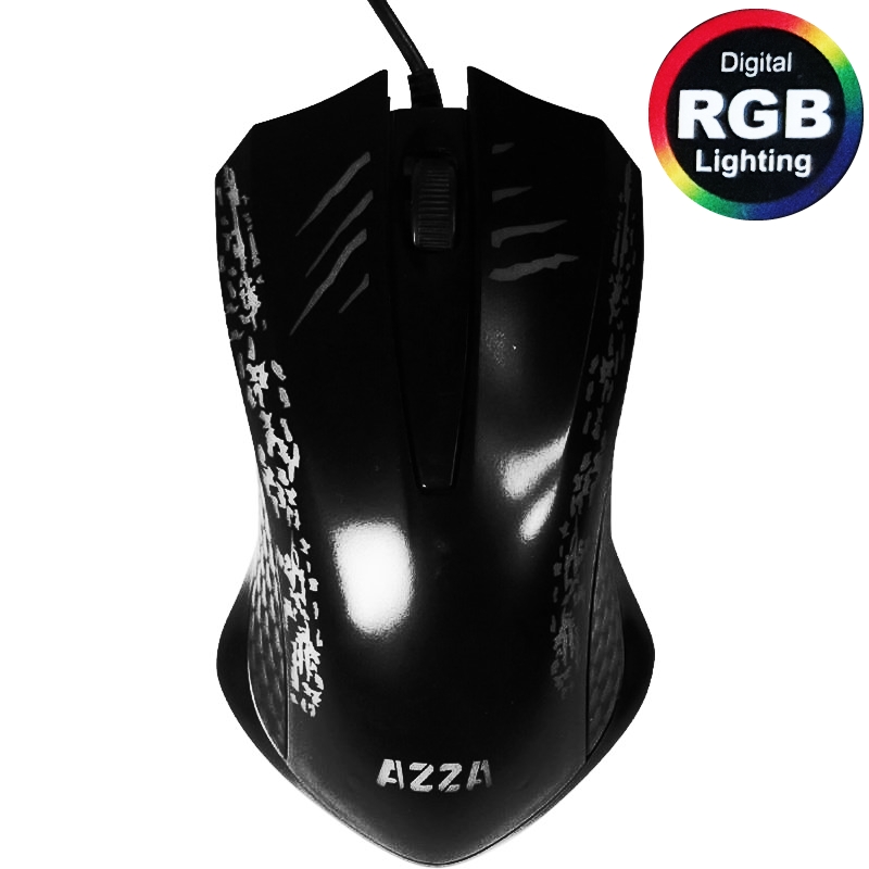 GENERICO Mouse gamer 3 botones 1000 DPI 7 colores Rainbow USB - AZZA | falabella.com