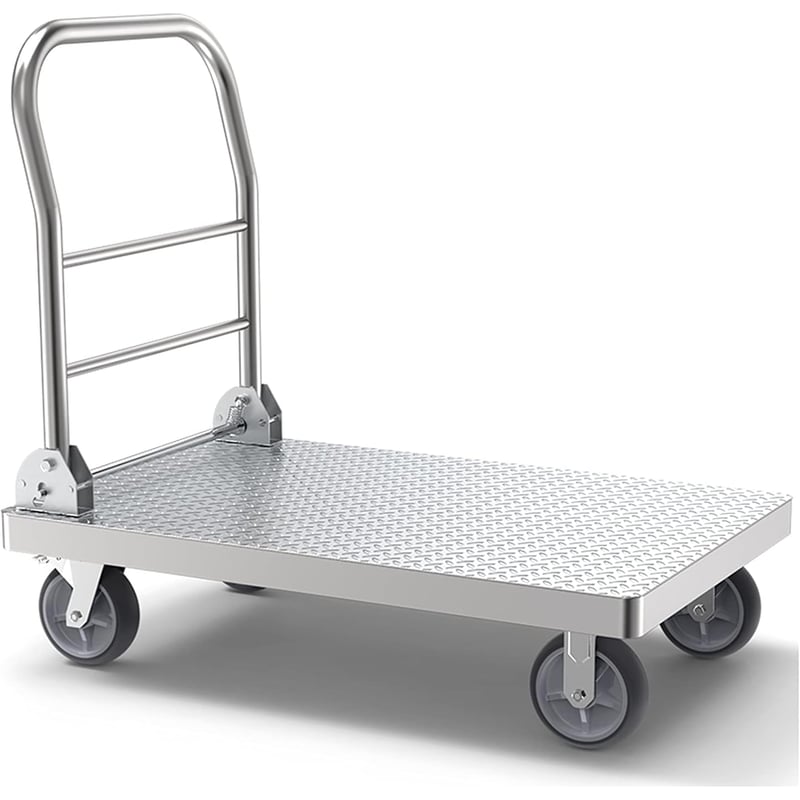 Carro De Carga Plegable Acero Yegua 300kg 4 Ruedas Multiuso | Sodimac ...