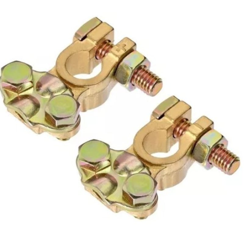 GENERICO Terminales Bornes Batería Auto Positivo Negativo SG100815 ...