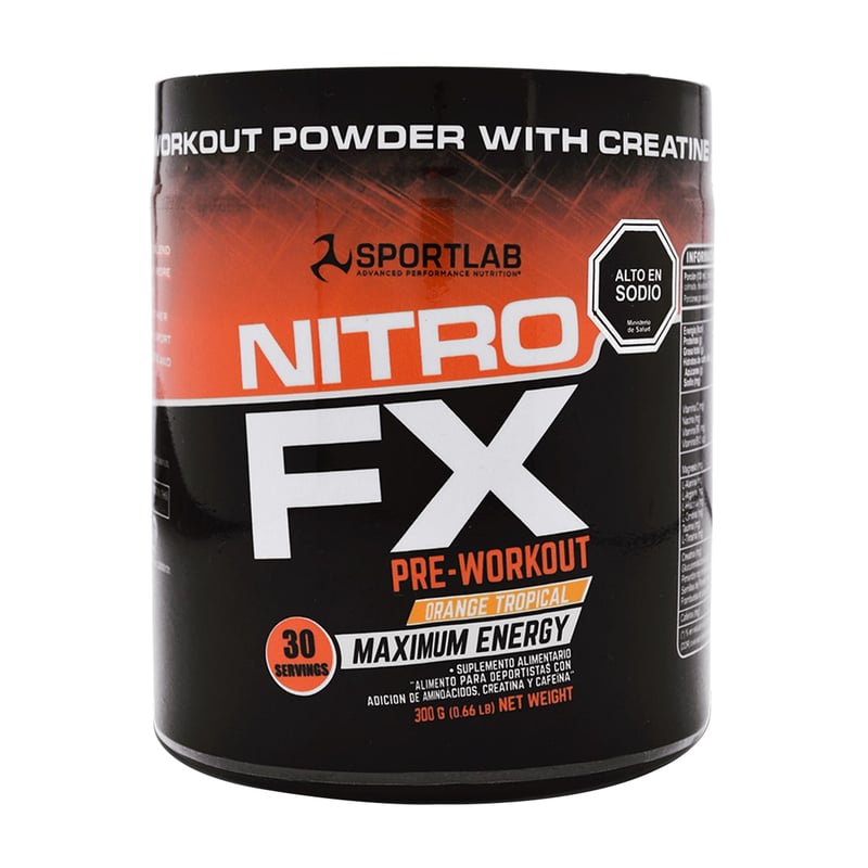 SPORTLAB Nitro FX, Pre workout (300 gr) - Original | falabella.com
