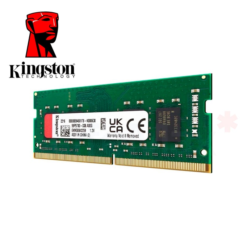 KINGSTON Memoria RAM Notebook Kingston 16GB DDR4-SODDIM 3200MHz 1.2v ...