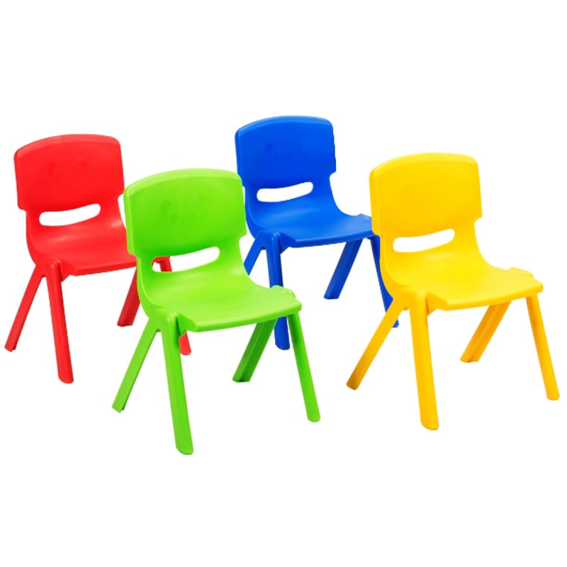 GENERICO Set De 4 Sillas Para Niños Diferentes Colores | falabella.com