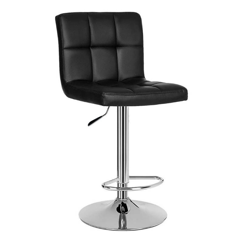 GENERICO Piso Bar Taburete Elegante Metálico Moderno Negro sw012 ...