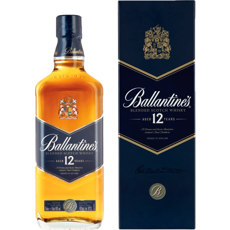 BALLANTINES Whisky Ballantines 12 Años 40° 750Cc | falabella.com