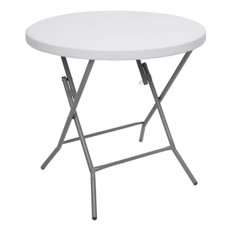 PROCHEF Mesa Plegable Redonda 80 Cm. Acero y Plastico | falabella.com