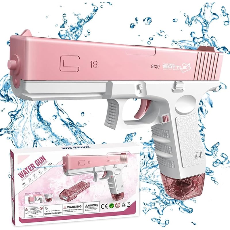 GENERICO Pistola De Agua Eléctrica Glock Rosa | falabella.com