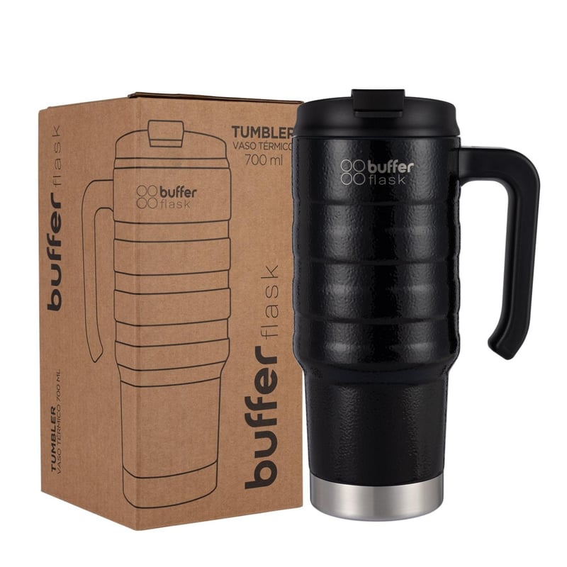Vaso Termico Mug Buffer 700ml Acero Inox Frio Calor - Negro | Sodimac - Falabella