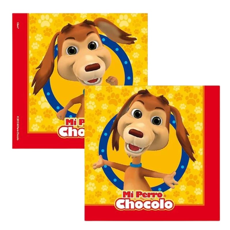 Servilletas Mi Perro Chocolo 12 Uds Cumpleaños Glam | Sodimac Chile