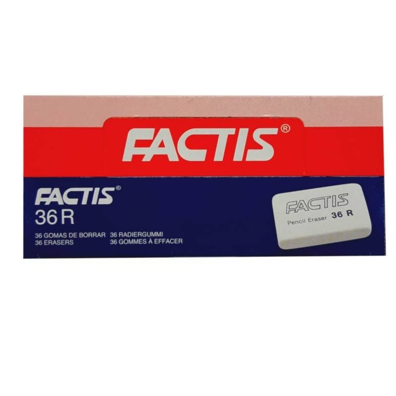 FACTIS Set caja Goma de borrar Factis S-36 36 unidades | falabella.com