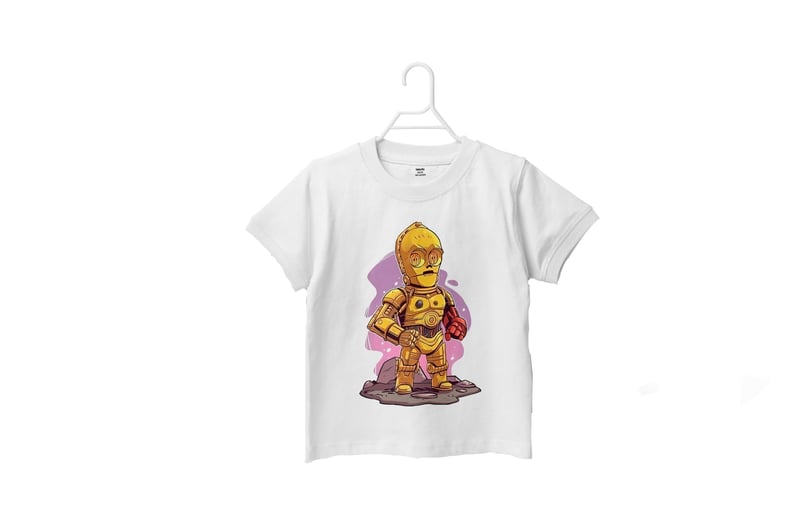 GENERICO Polera Infantil Chibi C3p0 - Blanco | falabella.com