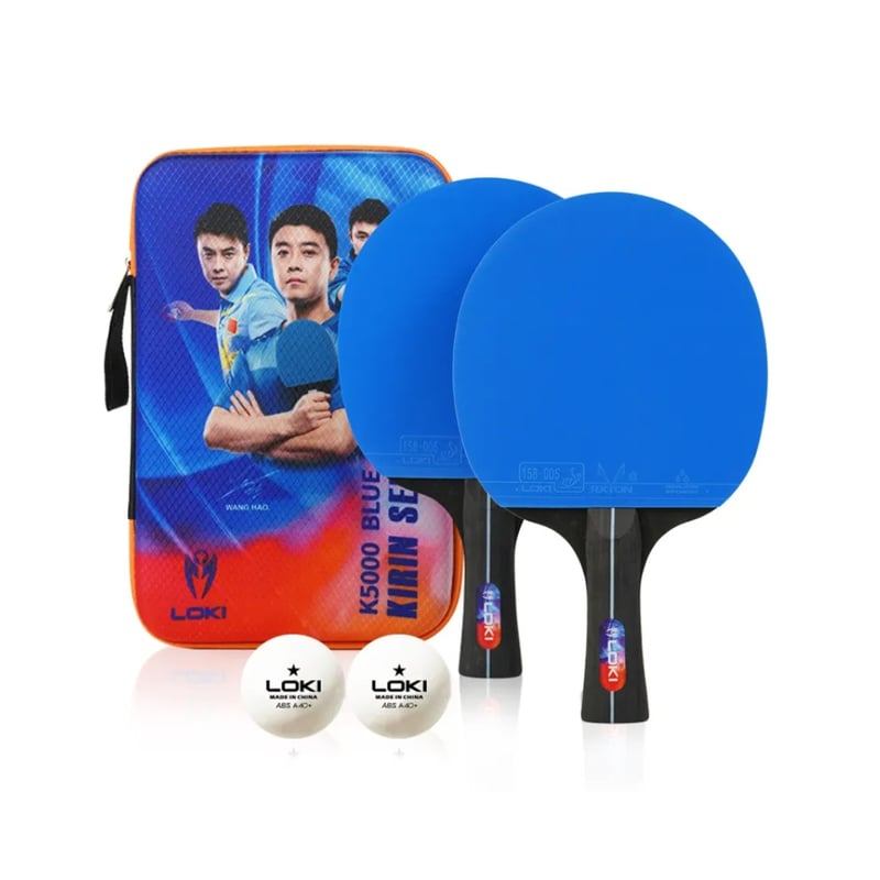 LOKI Set 2 Paletas De Ping Pong Loki K5000 Inicial Mango Lapicero ...