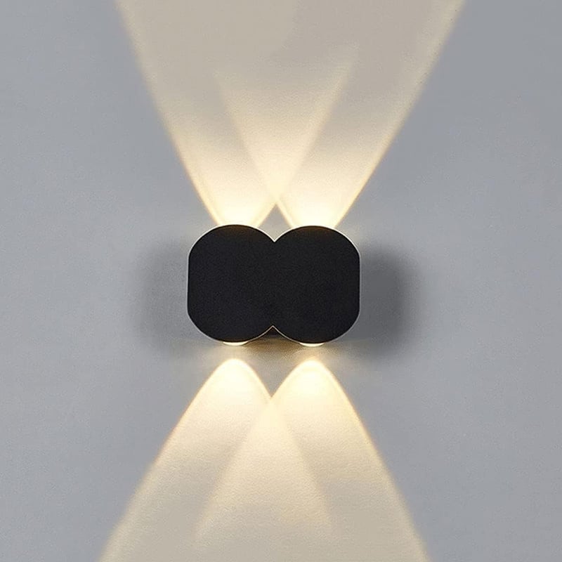 GENERICO Aplique Led De Pared Doble Arriba Y Abajo 4 Luces Led Ip65 ...