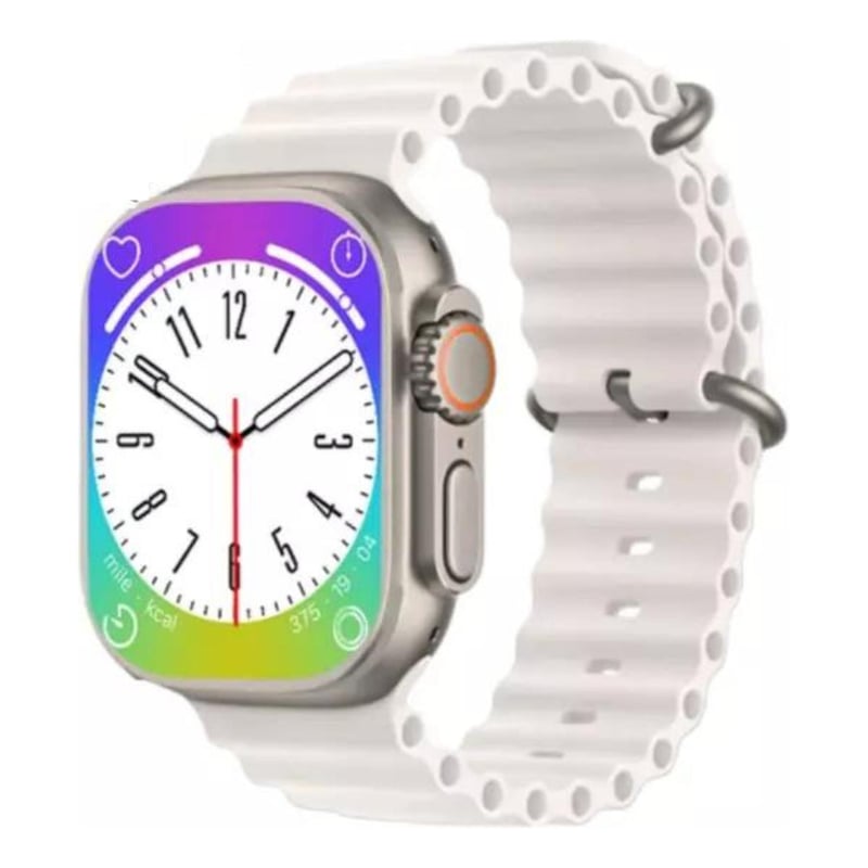 UNIVERSAL Reloj T900 Ultra Smartwatch Blanco / Recibe Llamadas ...