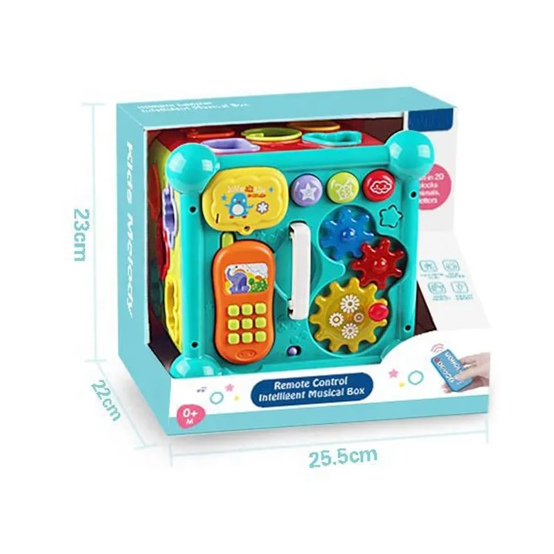 GENERICO Cubo Didáctico musical bebé 30 actividades | falabella.com