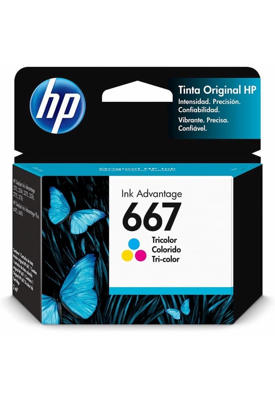 HP Tinta Hp 667 Color Original HP | falabella.com