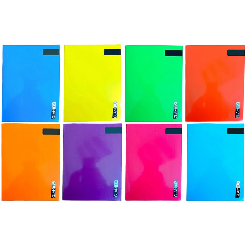 GLAM CUADERNO COLLEGE 100HJS MATEMATICAS 7MM 8UNI COLORES GLAMTEX ...