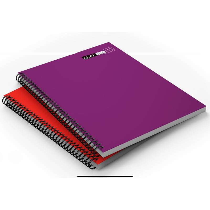 GLAM CUADERNO UNIVERSITARIO 100H MATEMATICA 5MM 8U COLORS GLAMTEX ...