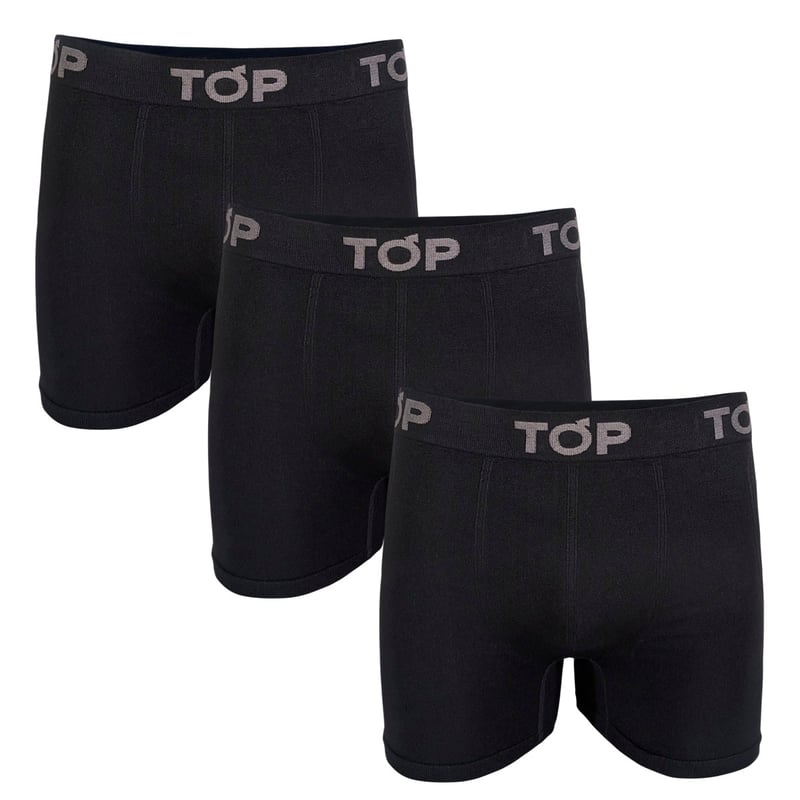 TOP Bóxer Medio Microfibra Sin Costuras Pack 3 C5 TOP. | falabella.com