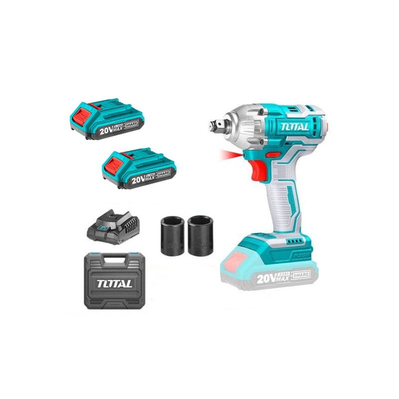 Llave de Impacto Inalámbrica 13mm 20V 2Bat TIWLI2038 Total | Sodimac ...