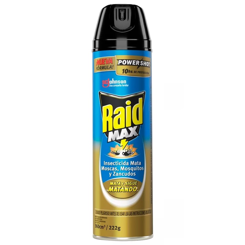 RAID Mata Moscas Y Mosquitos 222g Raid Max | falabella.com