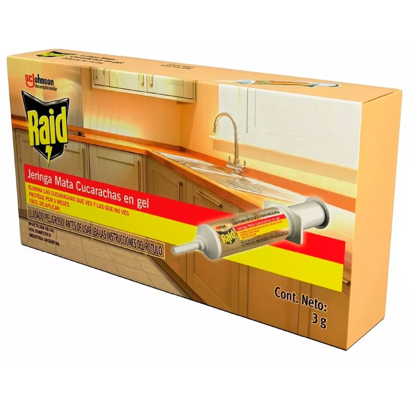 RAID Gel Mata Cucarachas Jeringa 3g Raid | falabella.com