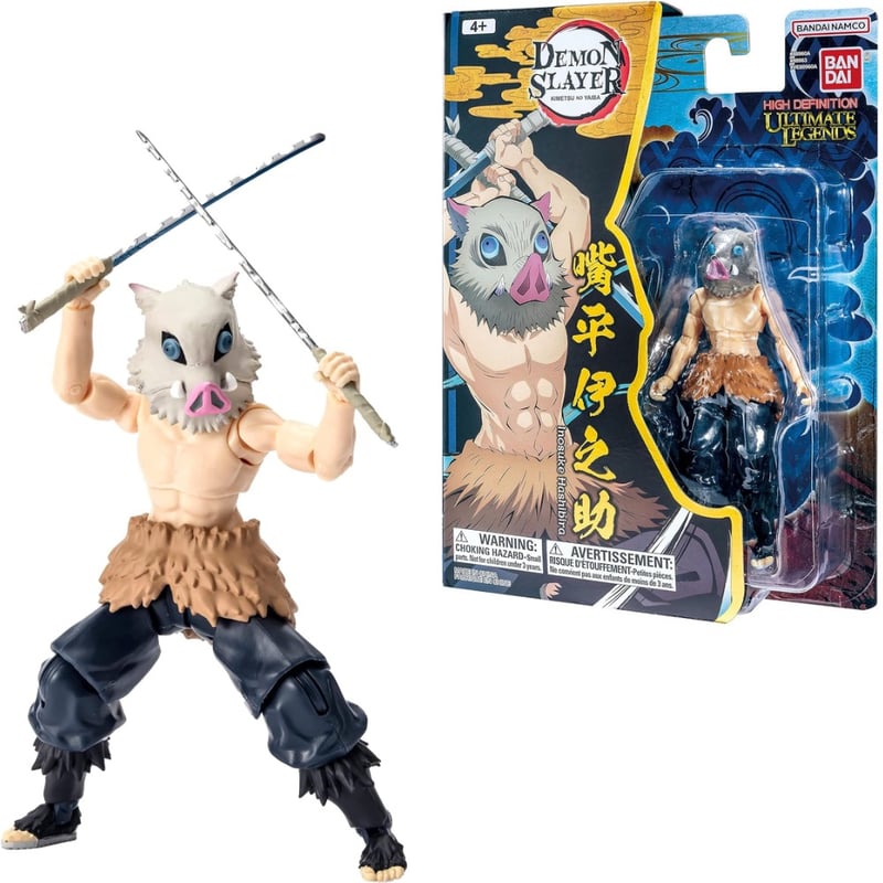 BAN DAI Demon Slayer Figura Articulada 12 Cm. - Inosuke Hashibira ...