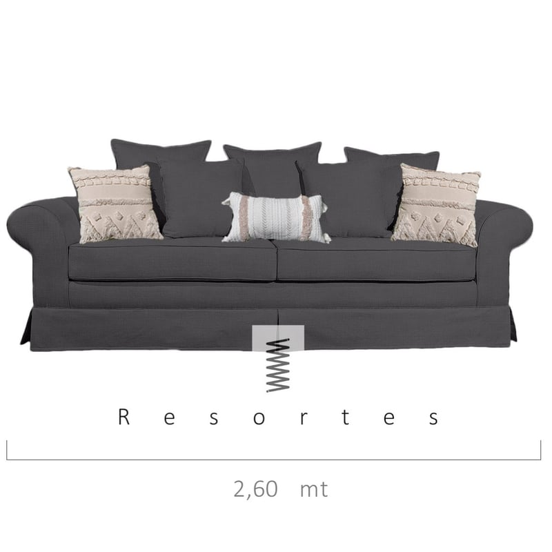 MUNDO LIVING SOFA 3 CUERPOS DI BARI MARENGO MUNDO LIVING LINEA MAJESTIC ...