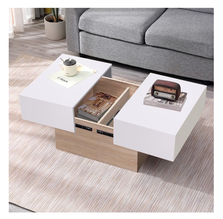 HOMER DESIGN Mesa De Centro Extendible Para Living 90x60x40cm Homer ...