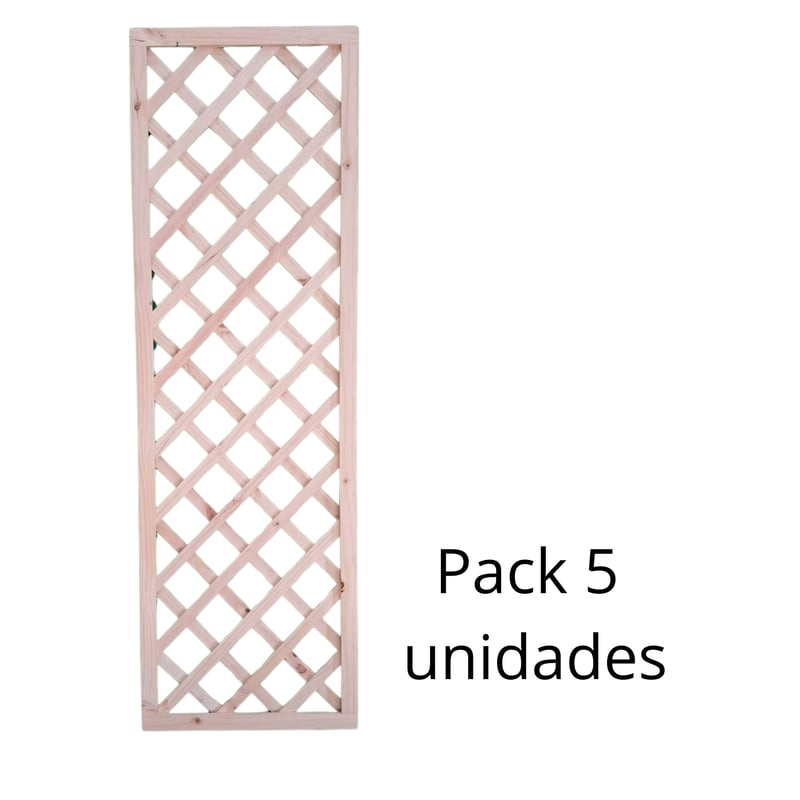 GENERICO PACK 5 UN. Enrejado Madera 60x180 cm CON MARCO | falabella.com