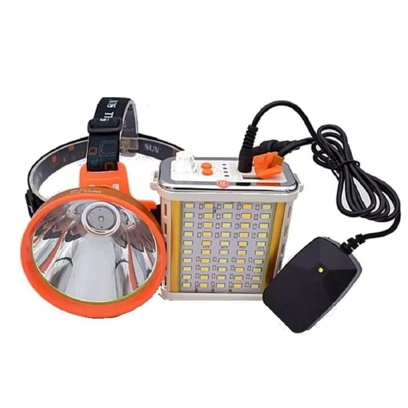 GENERICO Foco Led Largo Alcance Linterna Minera Usb Camping 500w ...